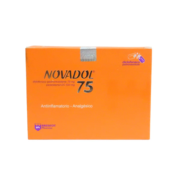Novadol 75 500Mg Diclofenaco Paracetamol X Capsula | FARMACIA